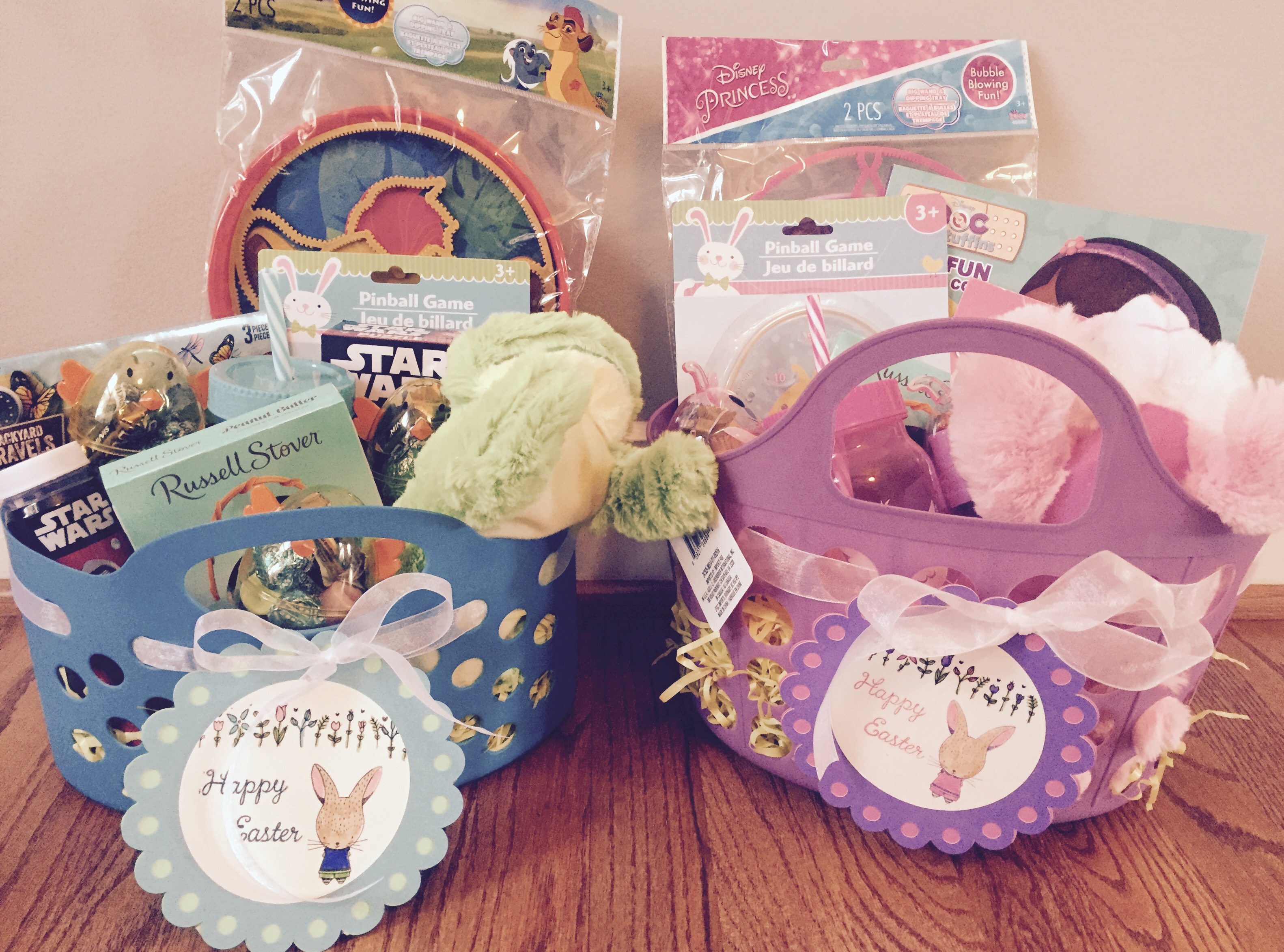 Dollar Tree Easter Baskets for Kids - Glitter On A Dime