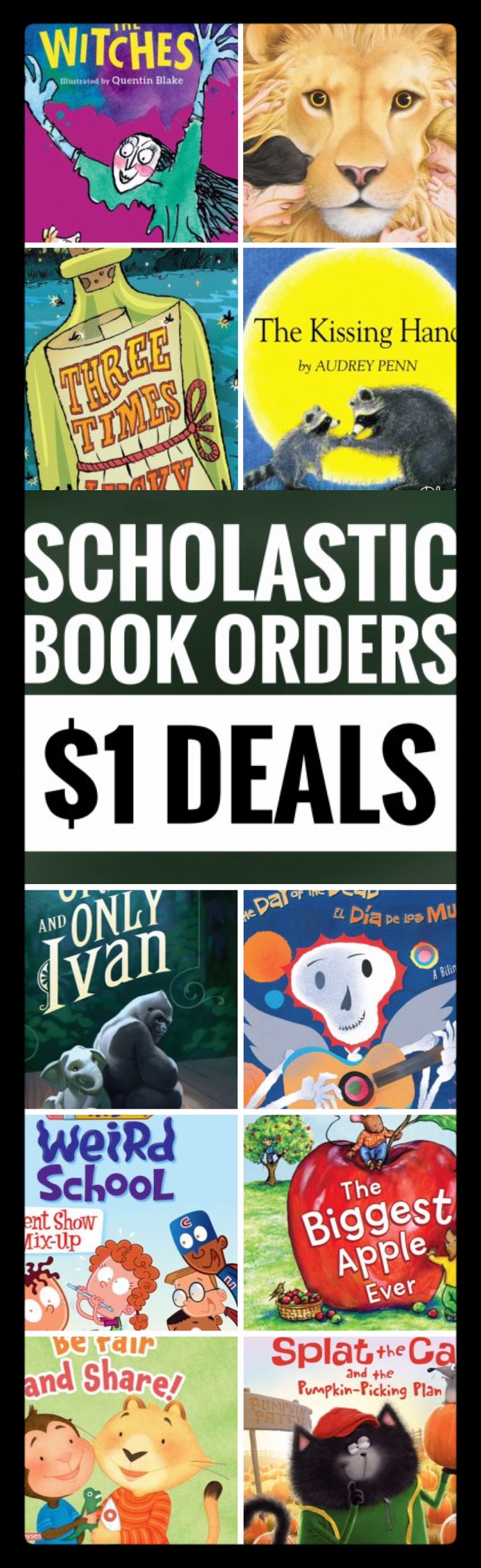 Scholastic Book Club Orders - $1 Books - Glitter On A Dime