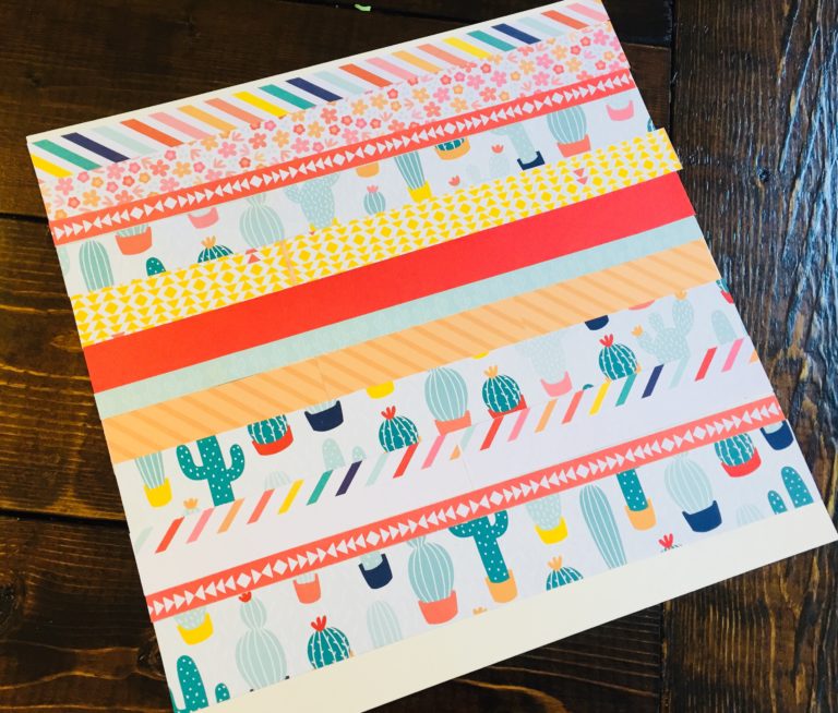 Create Fun Cards Using Paper Scraps - Glitter On A Dime