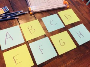 Alphabet Sticker Matching - Activity for Letter Recognition - Glitter ...