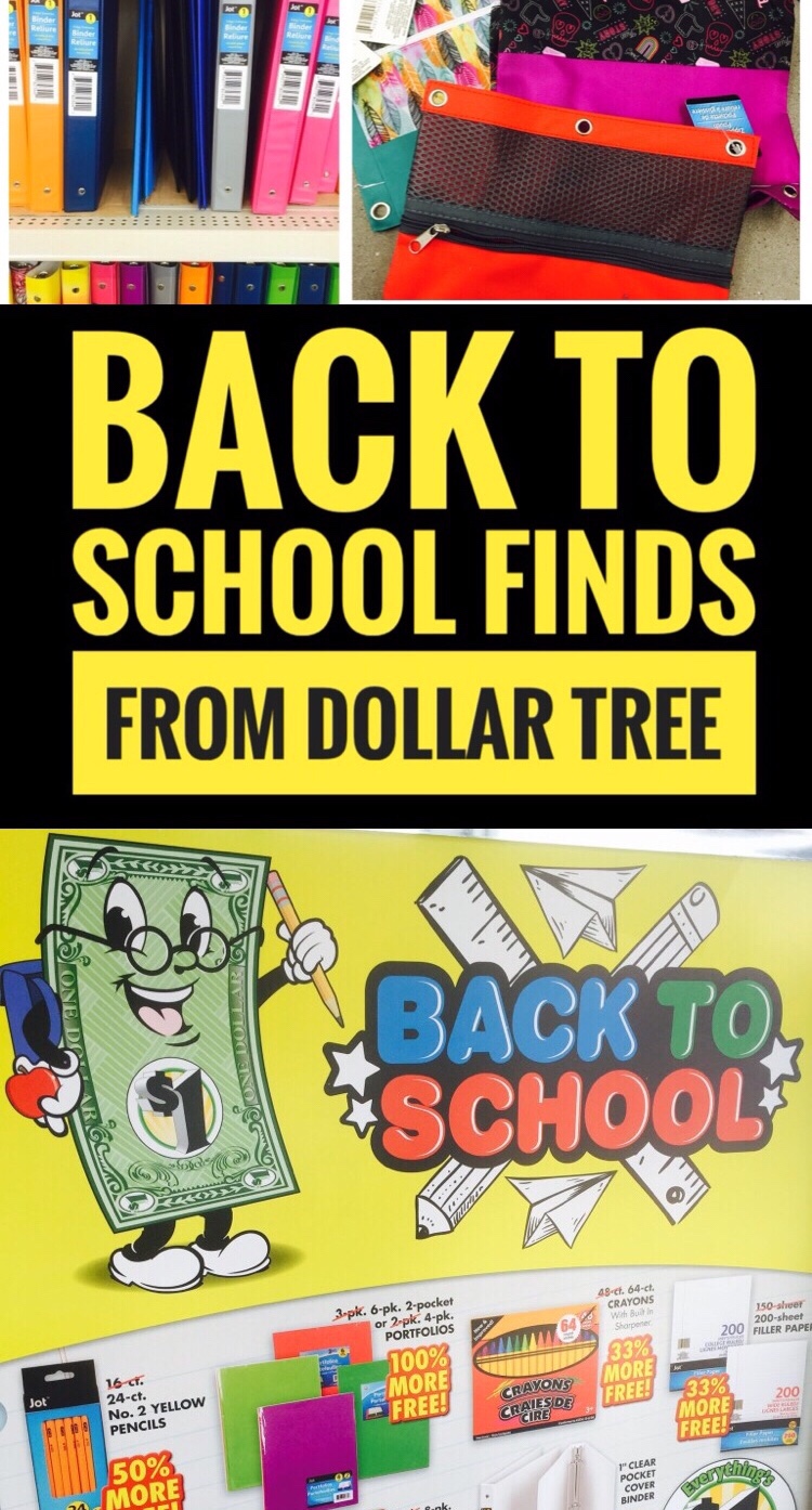Back to School Supplies at Dollar Tree - Glitter On A Dime