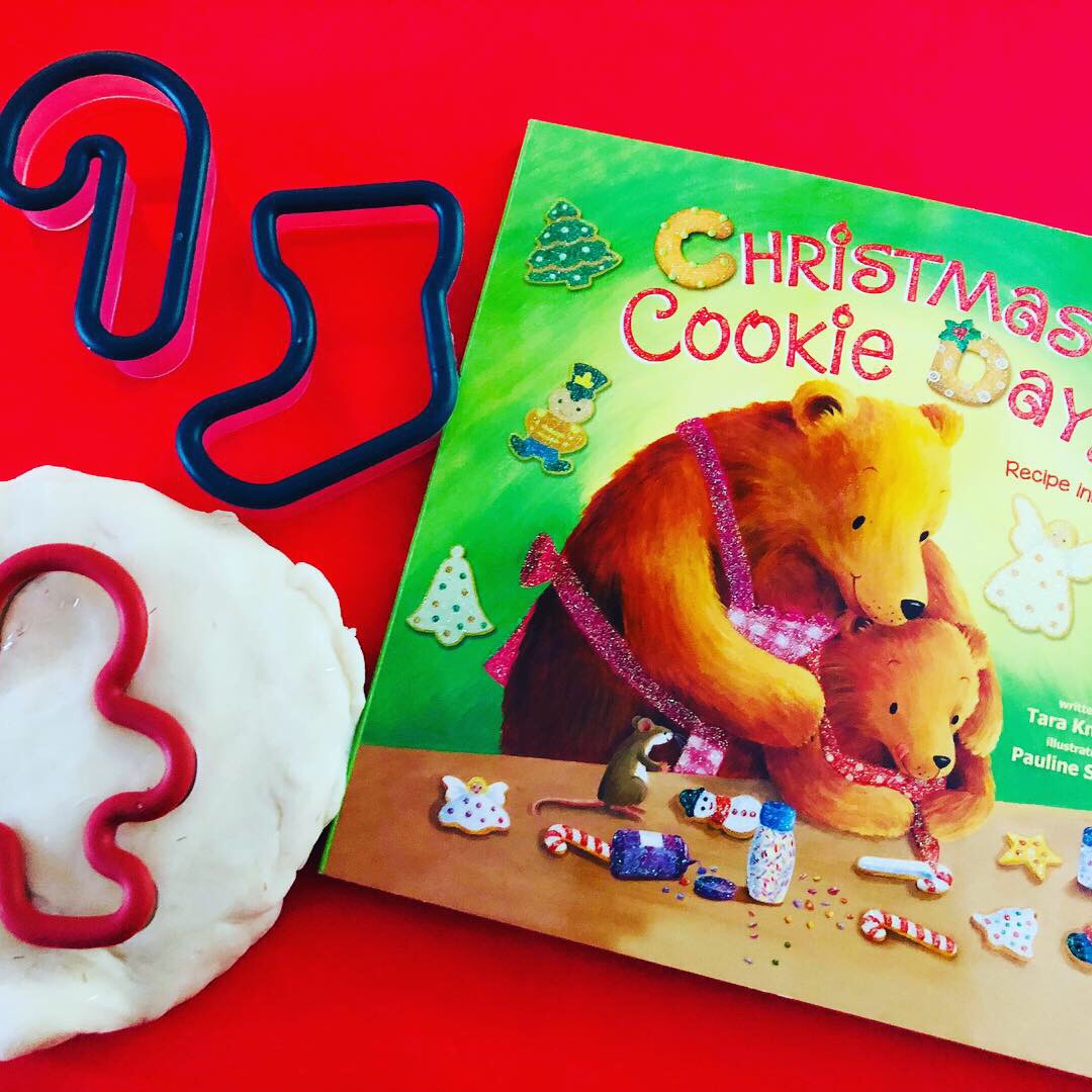 Christmas Cookie Play Dough Activity - Glitter On A Dime
