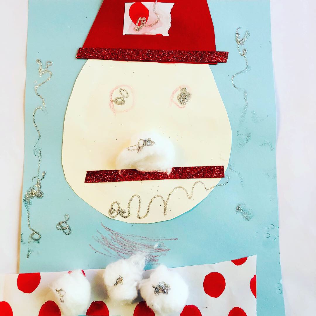 Santa’s Glitter Beard Craft - Glitter On A Dime