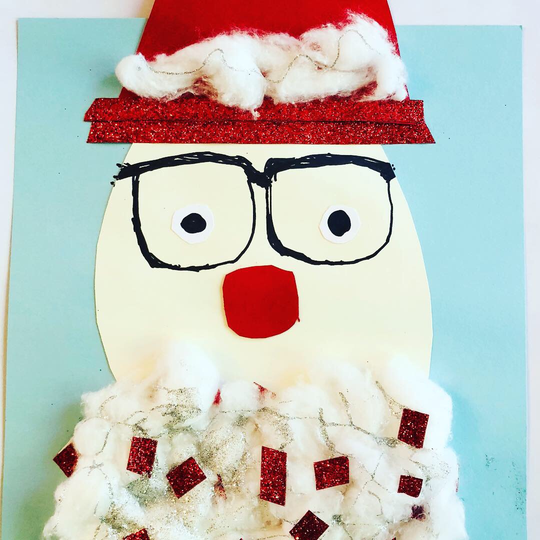 Santa’s Glitter Beard Craft - Glitter On A Dime