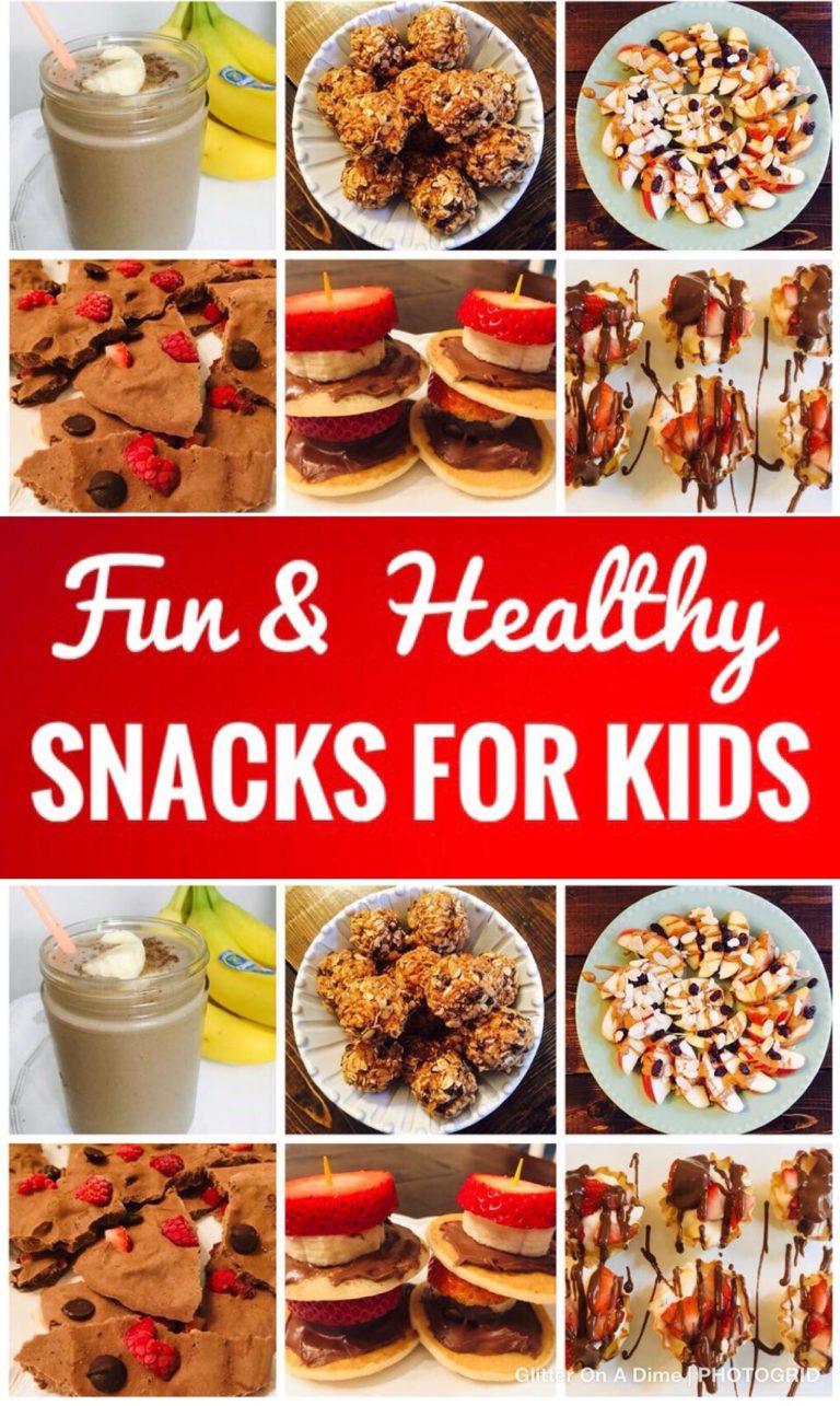 Fun and Healthy Snacks for Kids - Glitter On A Dime