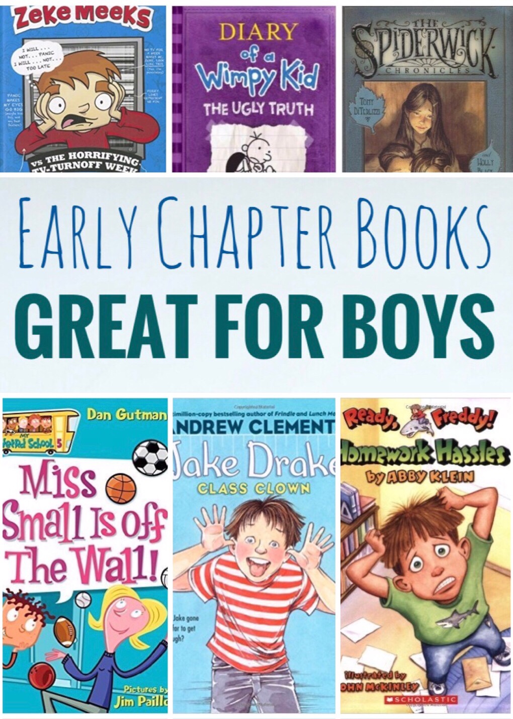 Best Chapter Book Series for Boys - Glitter On A Dime