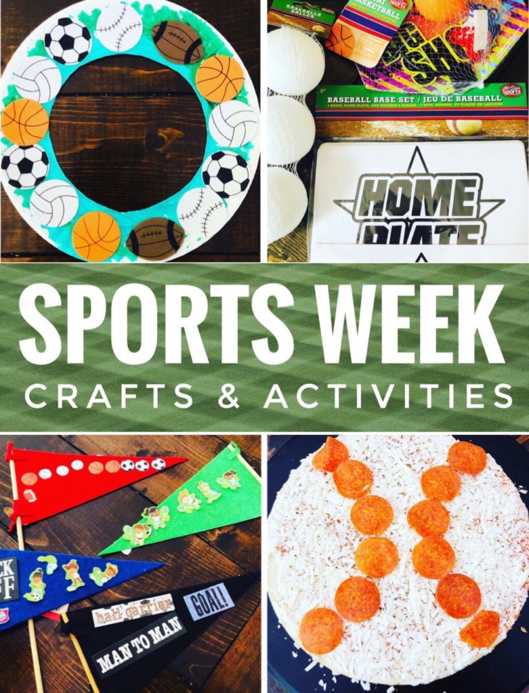 Sports Week Crafts and Activities for Kids - Glitter On A Dime