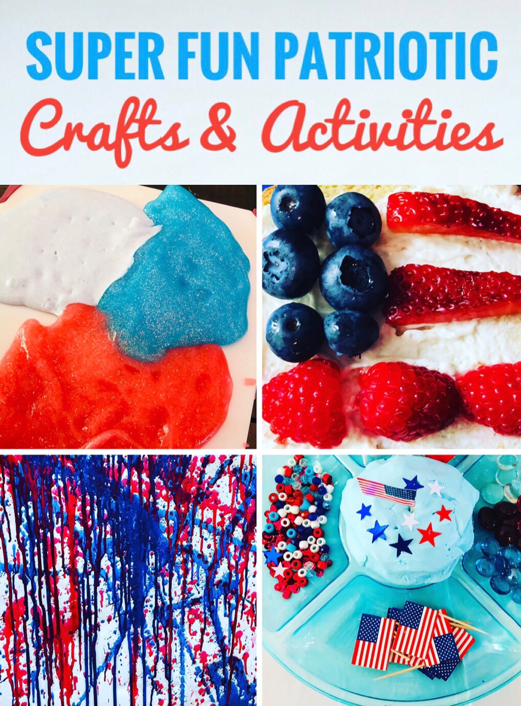 Patriotic Week Crafts and Activities for Kids - Glitter On A Dime