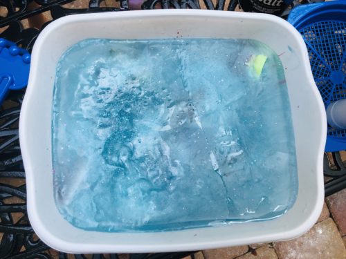 Shark Week Ice Block Excavation Activity for Summer Fun! - Glitter On A ...