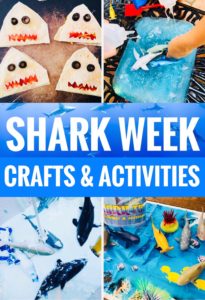 Simple Shark Themed Crafts and Activities - Glitter On A Dime