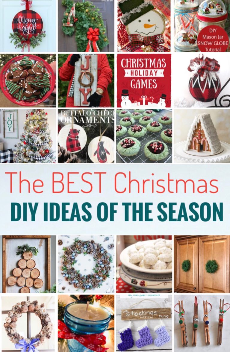 The BEST Christmas DIY Ideas of the Season! - Glitter On A Dime