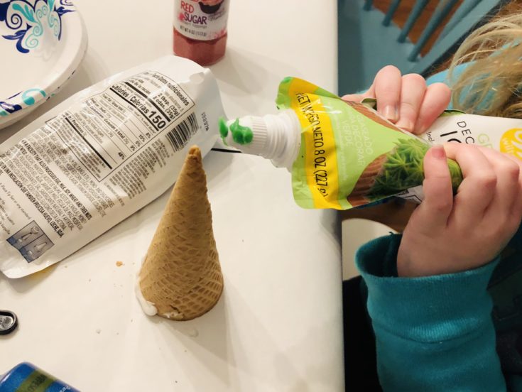 Sugar Cone Christmas Tree Craft for Kids - Glitter On A Dime