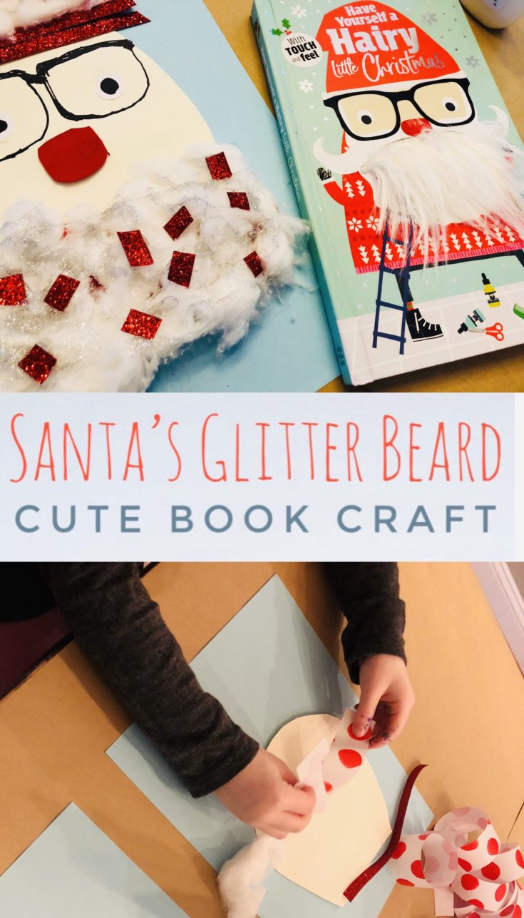 Santa’s Glitter Beard Craft - Glitter On A Dime