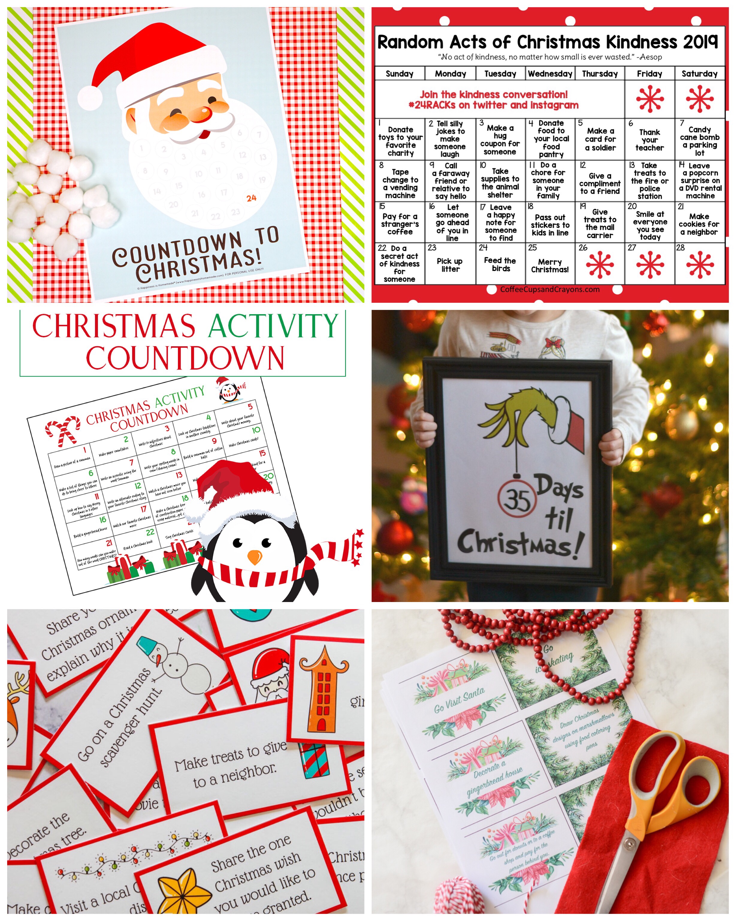 Free Printable Christmas Countdown Ideas Glitter On A Dime Free Printable Christmas Countdown Ideas Glitter On A Dime