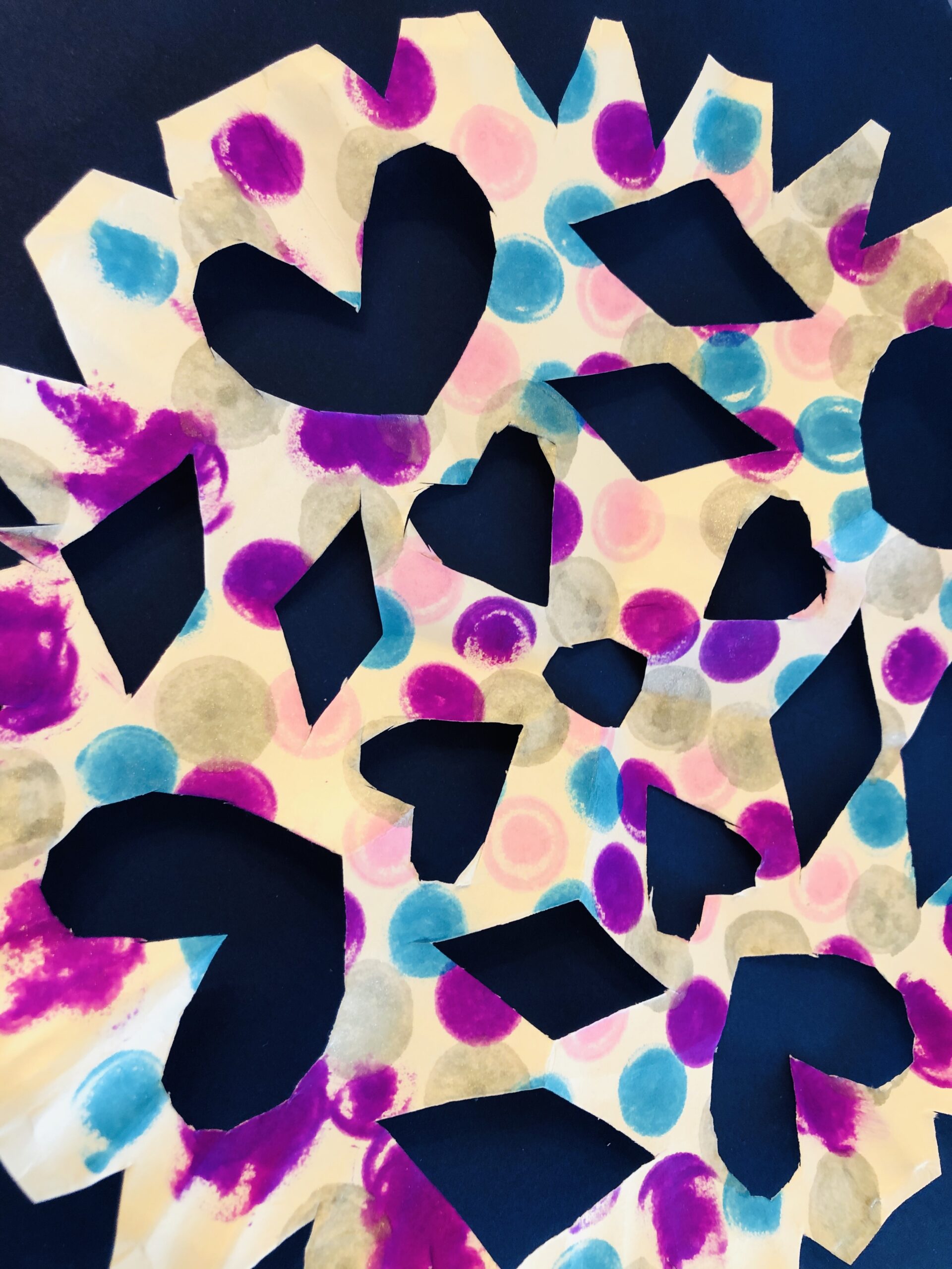 Create Paper Plate Snowflakes with Dot Markers - Glitter On A Dime