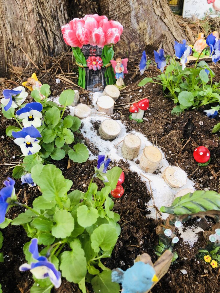 Spring Fairy Gardening with Kids - Glitter On A Dime
