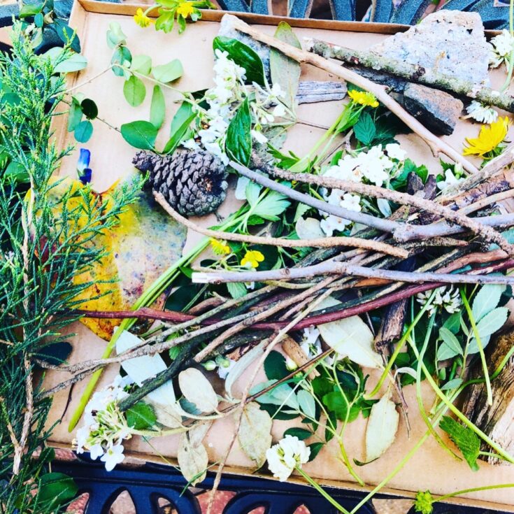 Nature Fairy House Building Activity - Glitter On A Dime