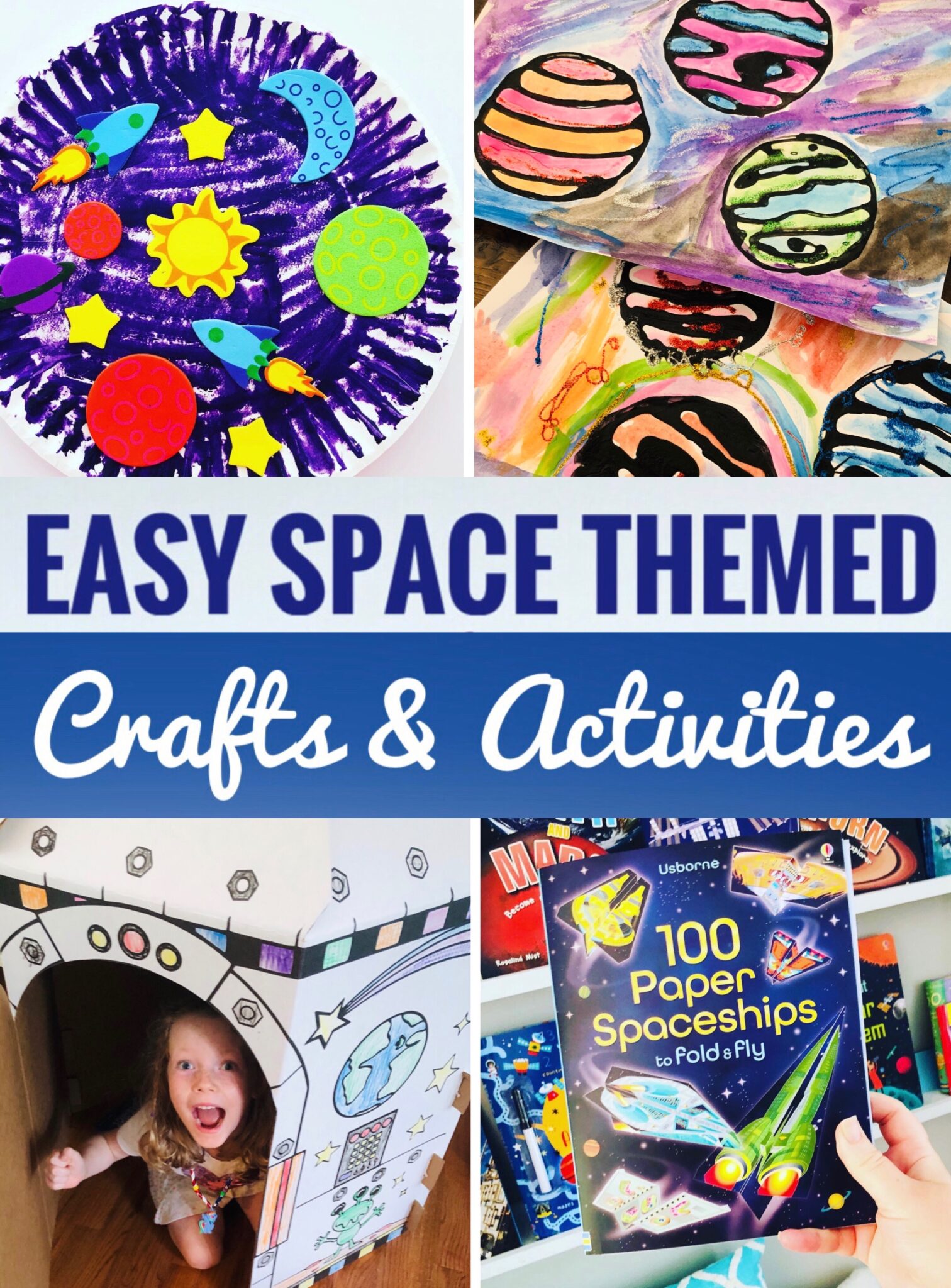 Easy Space Themed Crafts and Activities - Glitter On A Dime