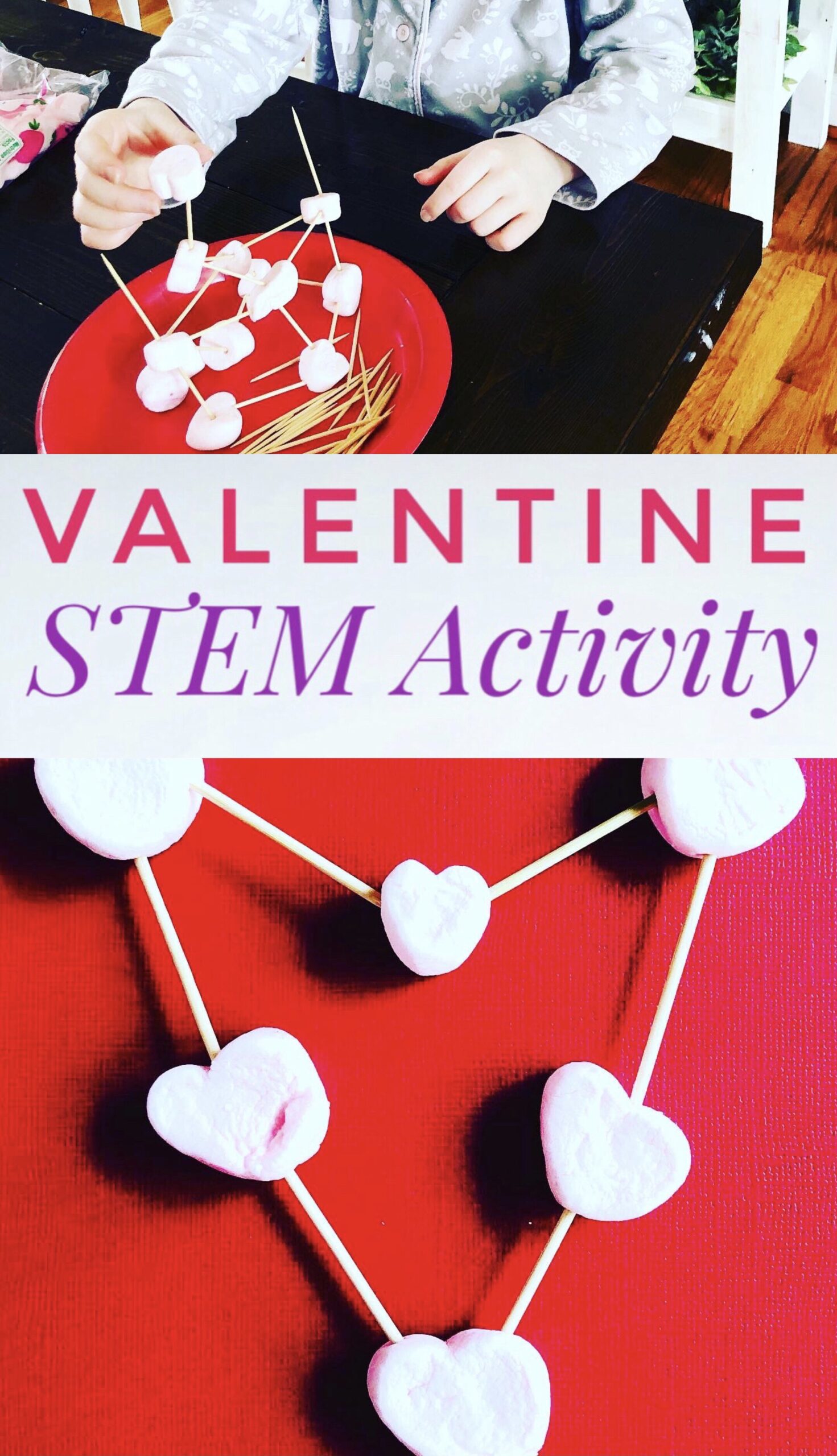 Simple Valentine STEM Activity - Glitter On A Dime