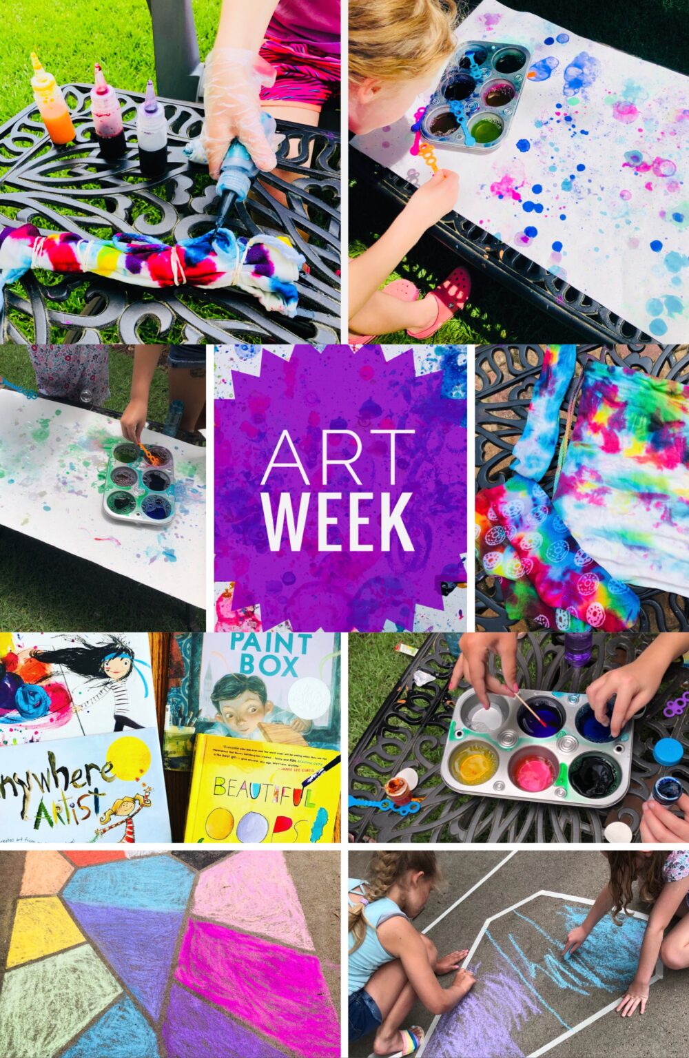 Fun Summer Art Week Activities Kids Will Love - Glitter On A Dime