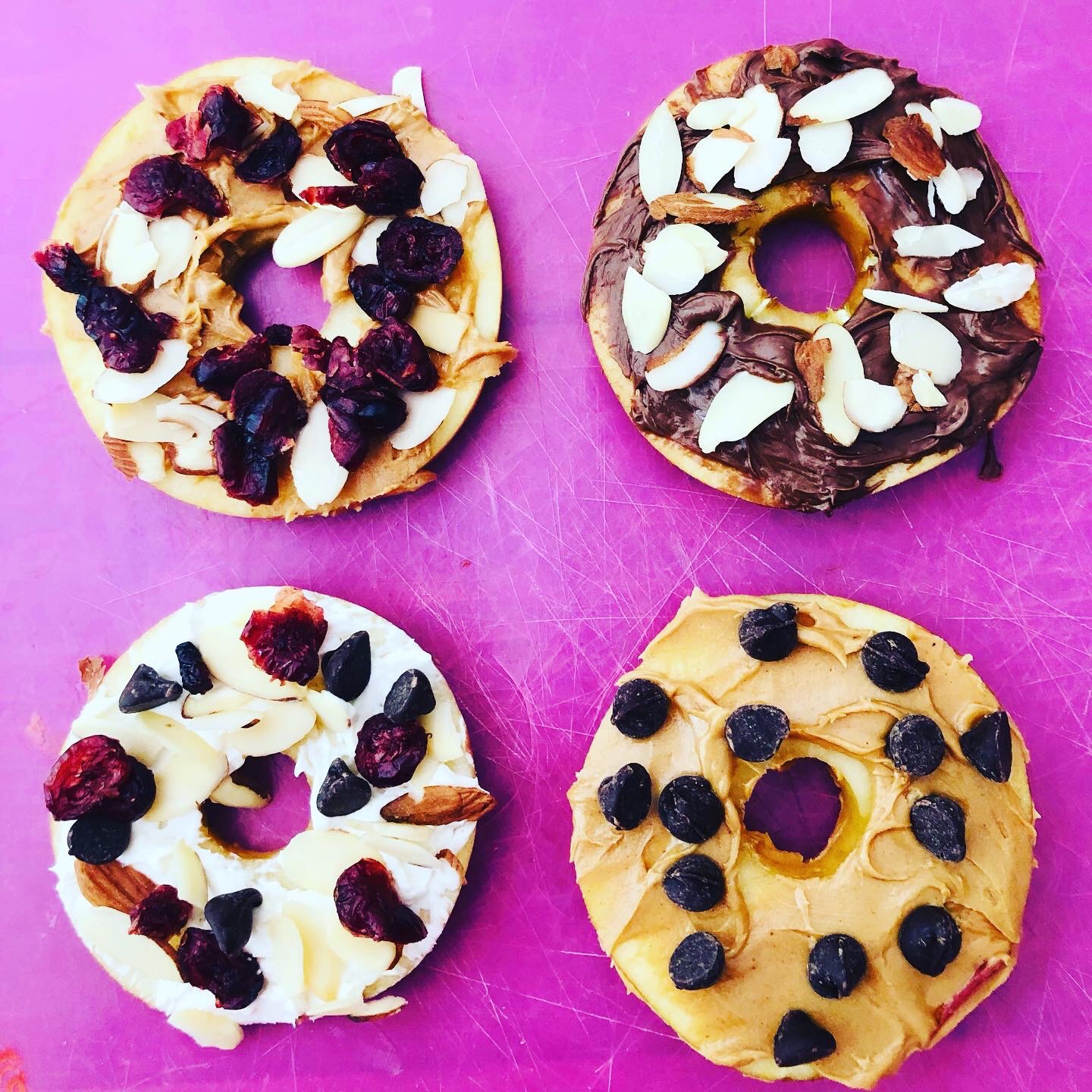 Fun and Healthy Apple Donuts Recipe - Glitter On A Dime