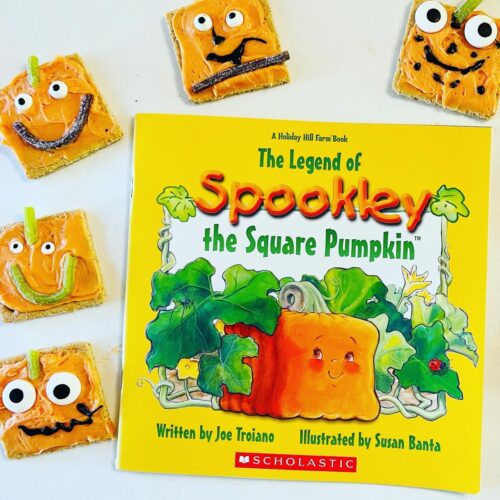 The Cutest Spookley the Square Pumpkin Snack Craft - Glitter On A Dime
