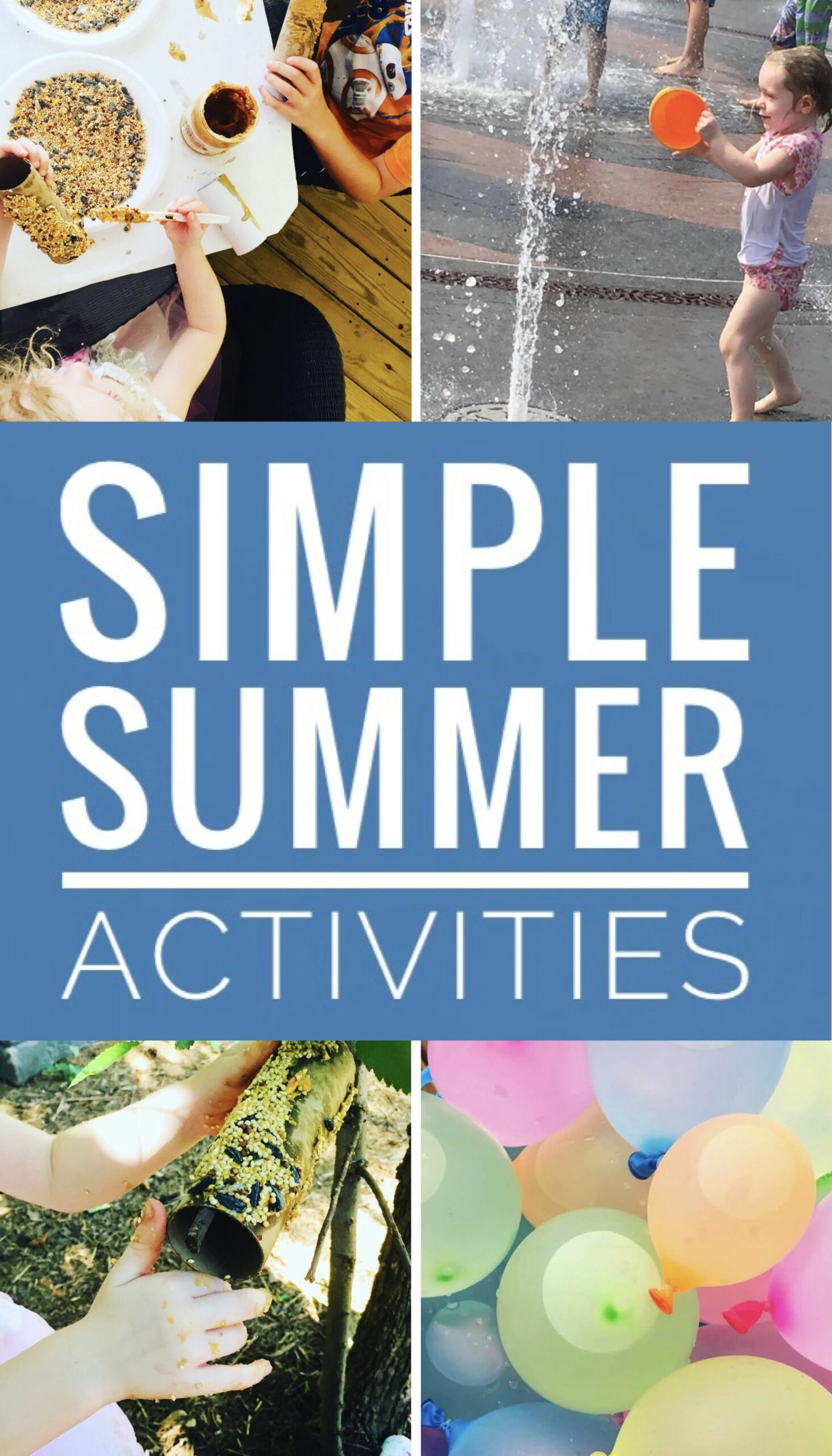 Simple Summer Activities for Kids - Glitter On A Dime
