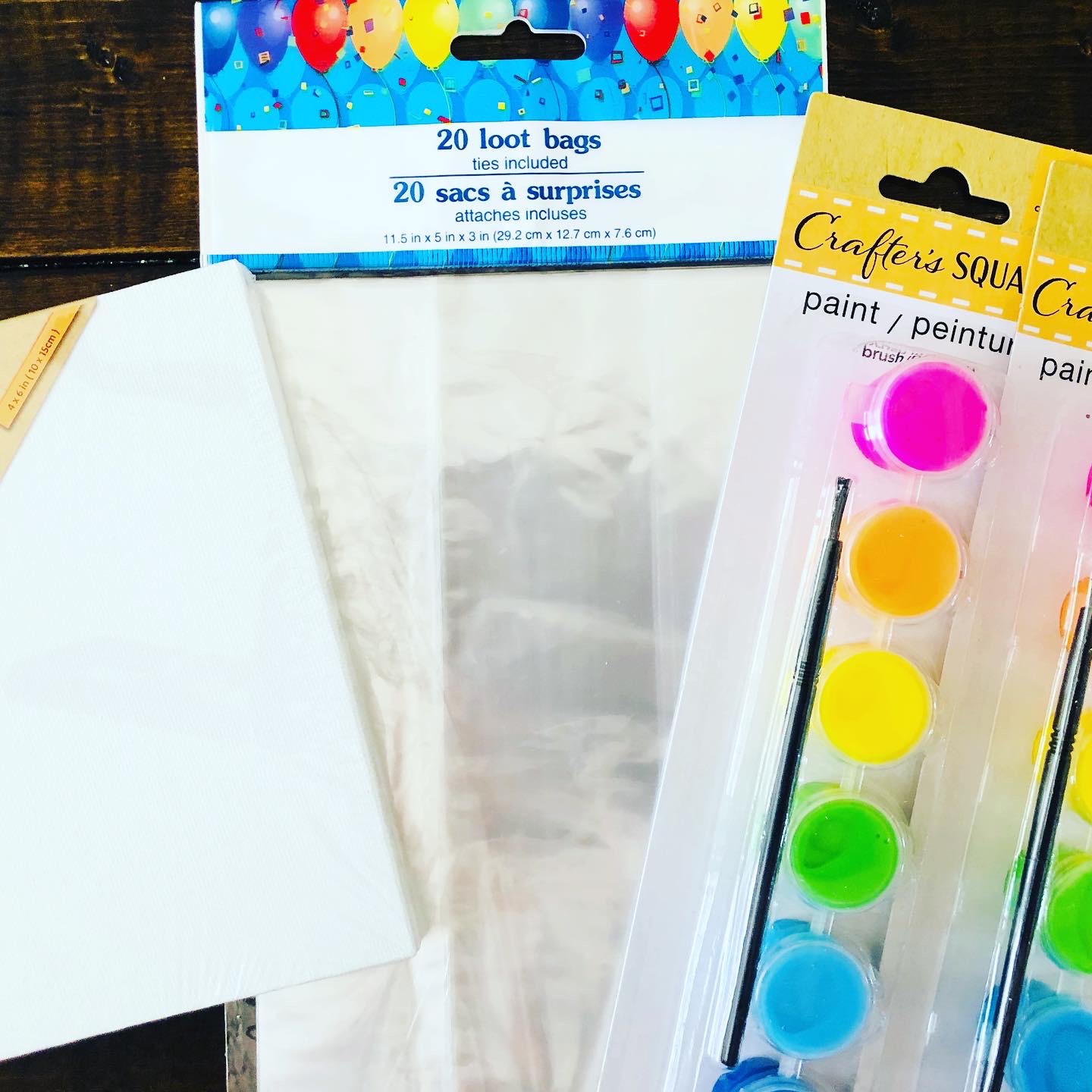 Dollar Tree Art Themed Birthday Party Favors - Glitter On A Dime