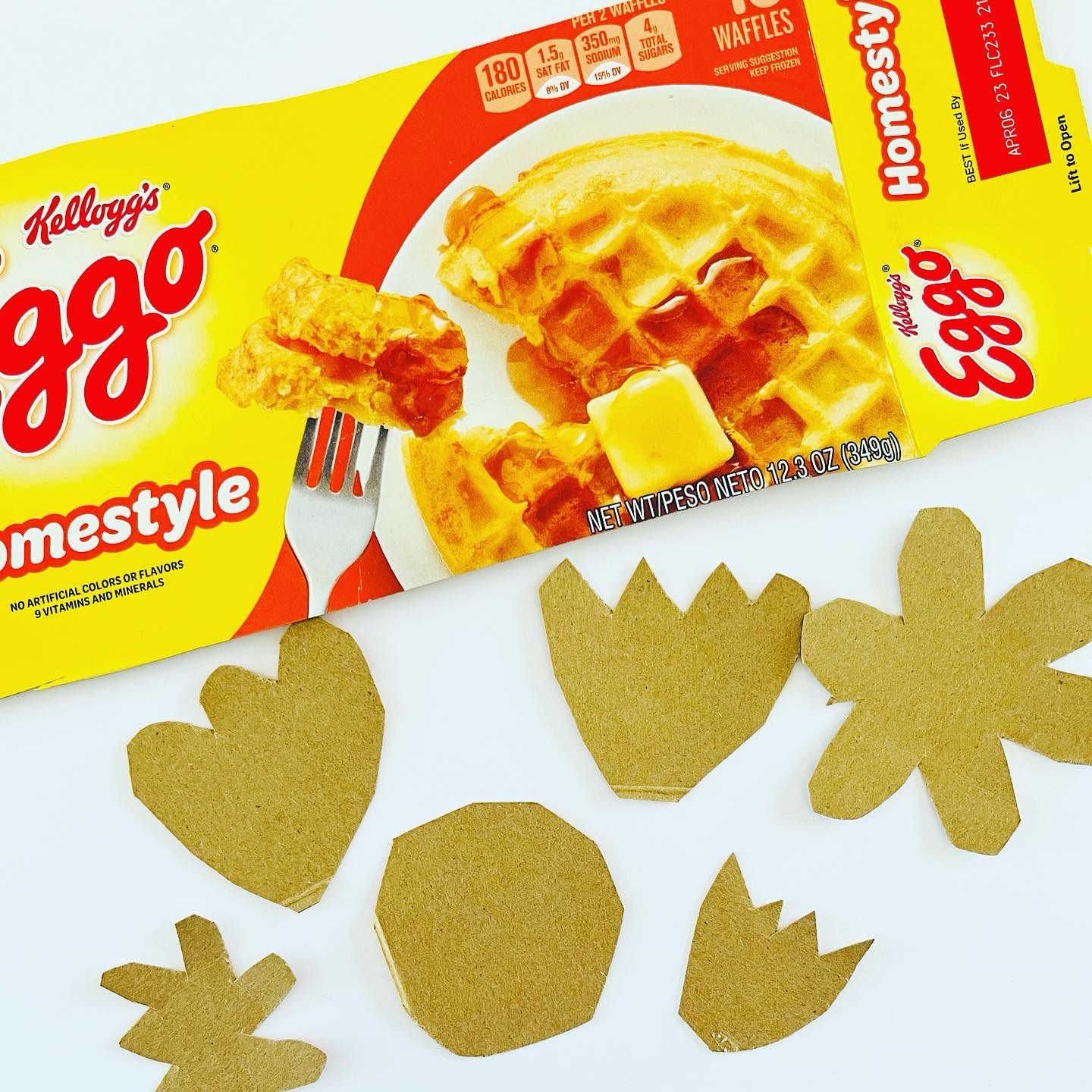 Spring Flower Recycled Cardboard Artwork - Glitter On A Dime